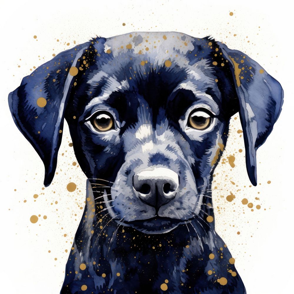 Indigo cute dog animal mammal | Premium Photo Illustration - rawpixel