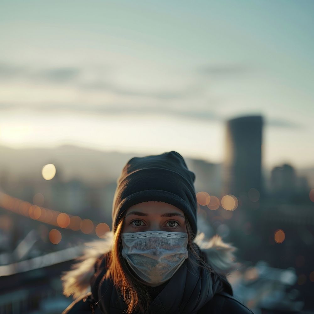 Woman wearing face mask portrait | Free Photo - rawpixel