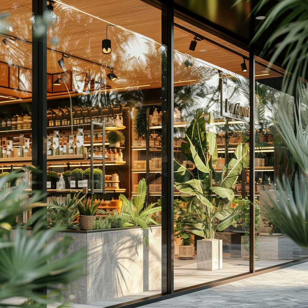 Glass Window Shop Mockup outdoors | Premium Photo - rawpixel