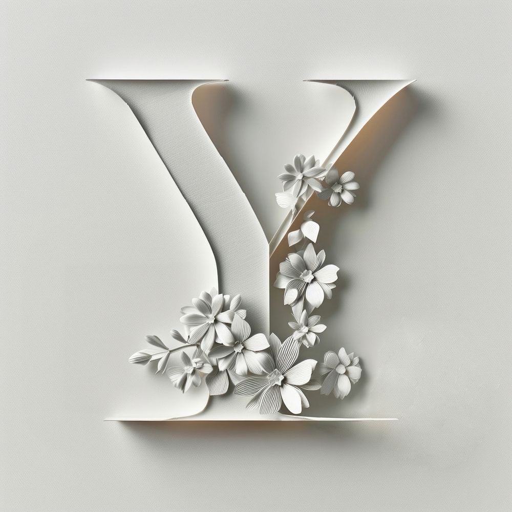 Letter Y font white text | Free Photo - rawpixel