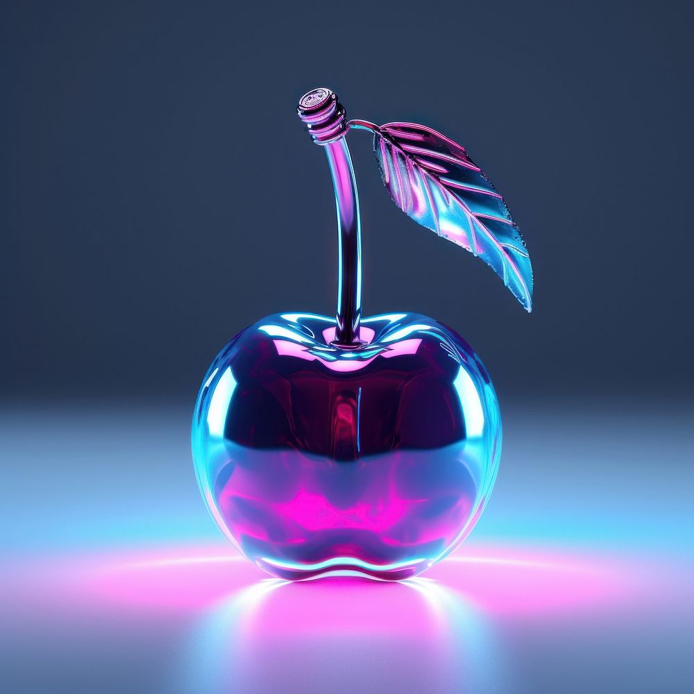 Cherry purple cherry light. | Premium Photo Illustration - rawpixel