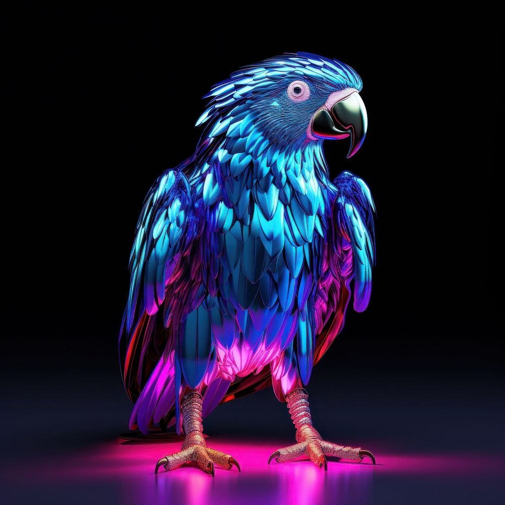 Full body Parrot parrot animal | Free Photo Illustration - rawpixel
