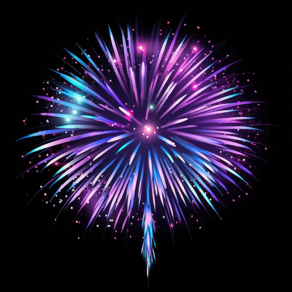 Fireworks fireworks illuminated celebration. | Premium Photo ...