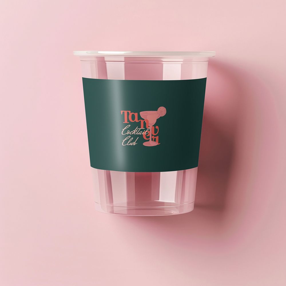 Plastic cup sleeve mockup psd | Premium PSD Mockup - rawpixel
