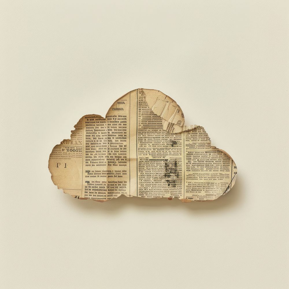 Ephemera paper cloud newspaper art | Premium Photo Illustration - rawpixel