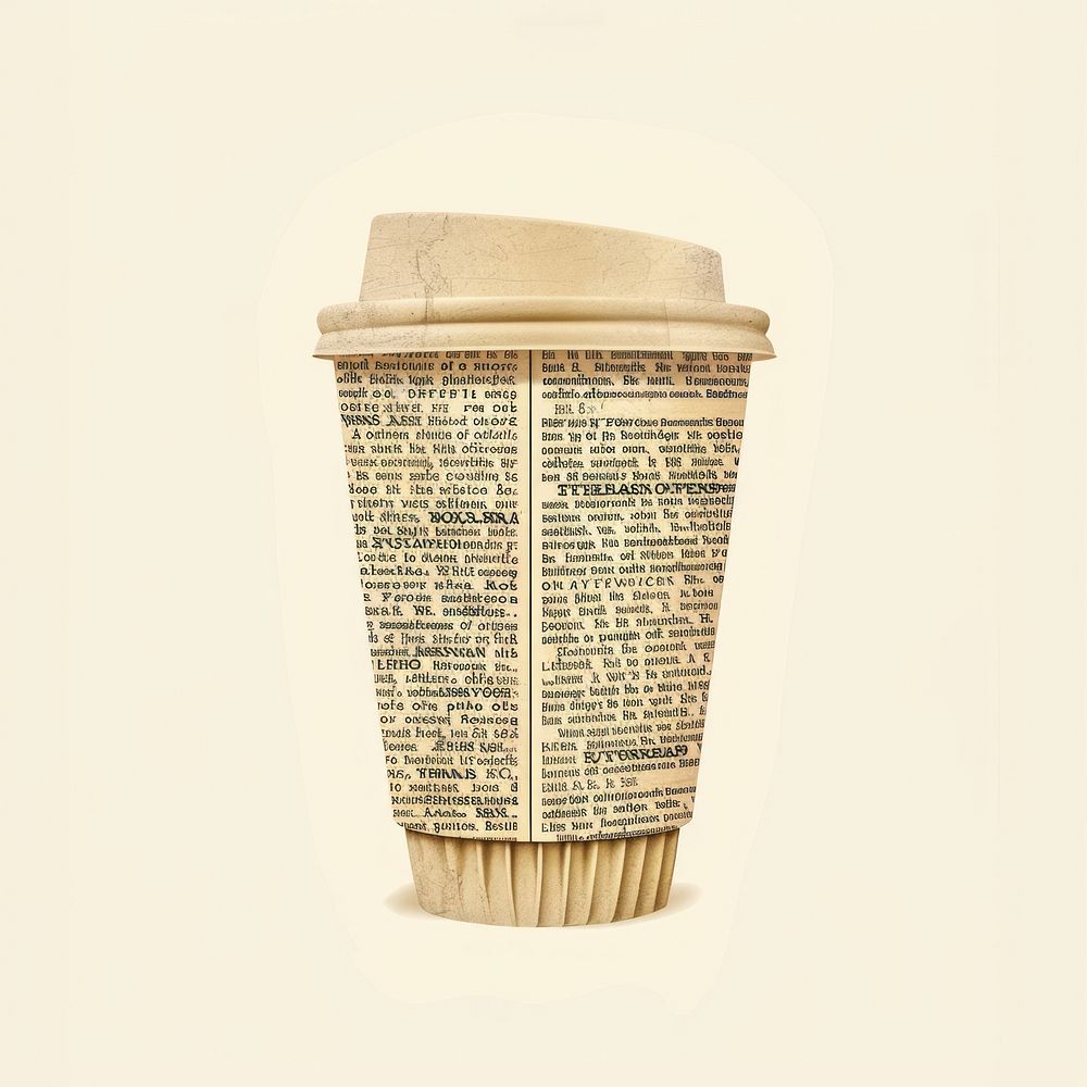 Paper coffee cup text art | Premium Photo Illustration - rawpixel