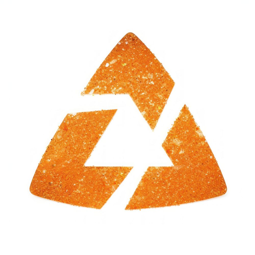 Orange recycle icon symbol shape | Premium Photo Illustration - rawpixel