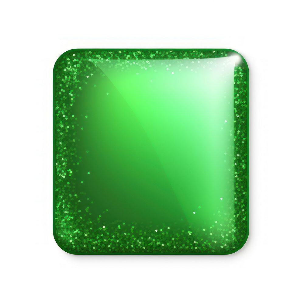 Green square icon gemstone glitter | Premium Photo Illustration - rawpixel