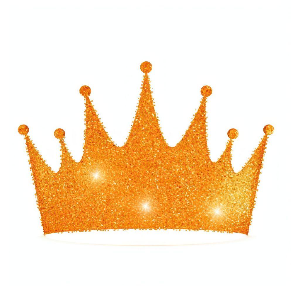 Orange crown icon white background | Free Photo Illustration - rawpixel