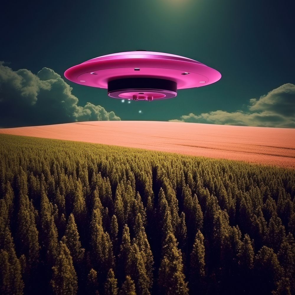 Photo ufo land landscape outdoors. | Premium Photo - rawpixel
