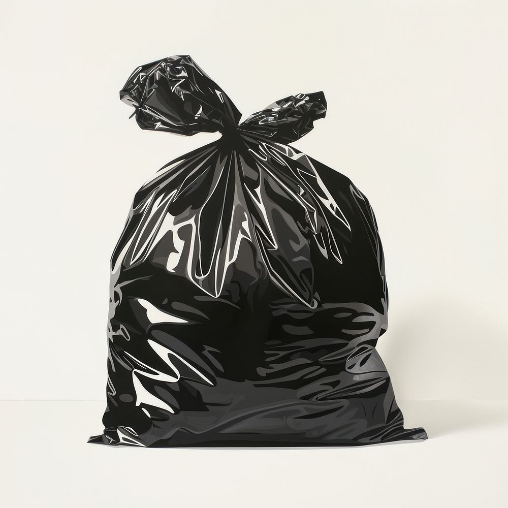 Shiny black garbage plastic recycling | Free Photo Illustration - rawpixel