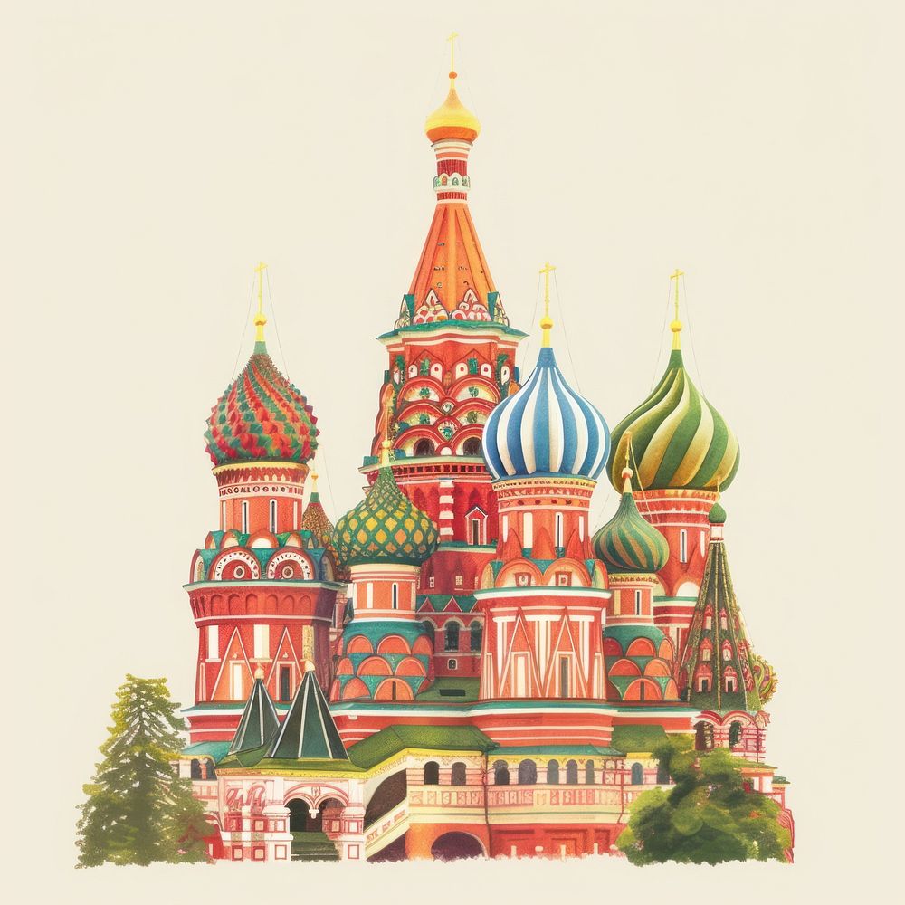 Shiny russia architecture building landmark. | Free Photo Illustration ...