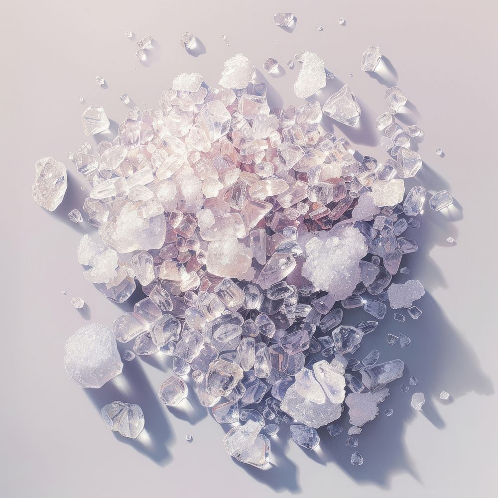 Shiny salt crystal mineral jewelry. | Premium Photo - rawpixel