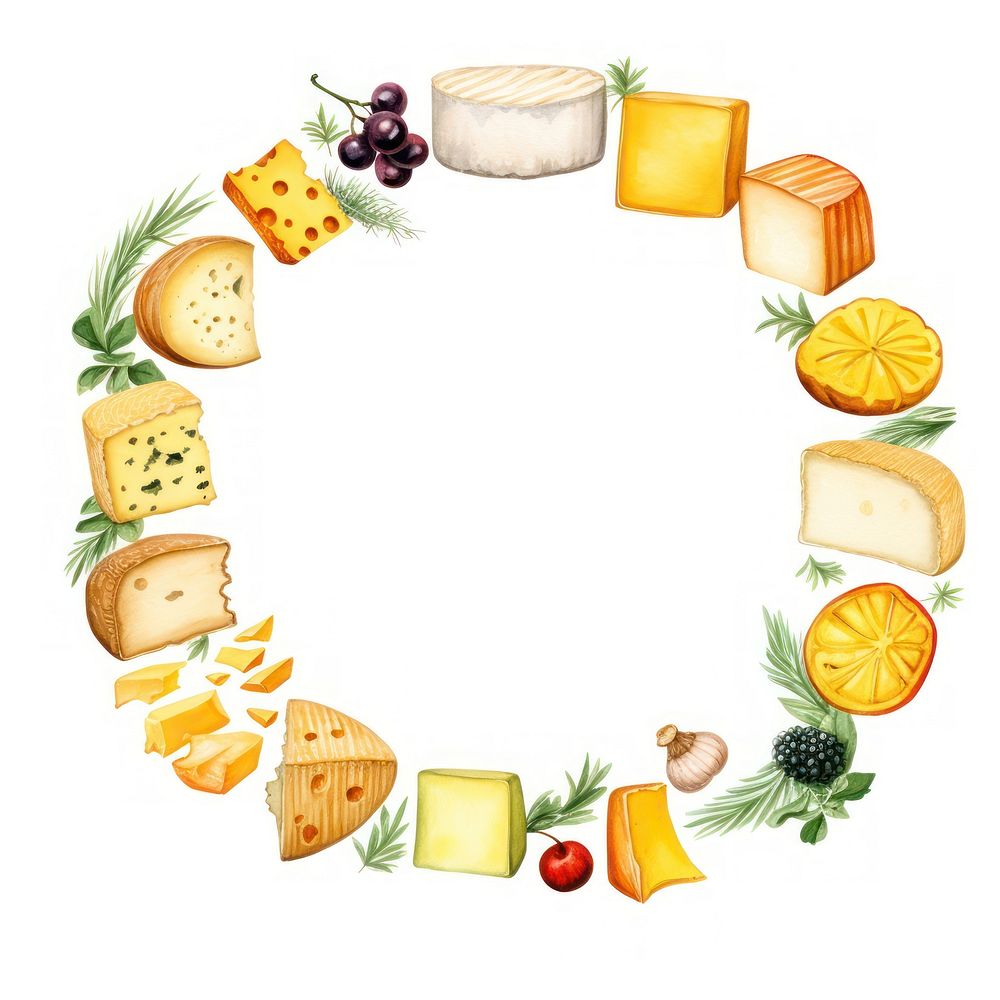 Cheeses frame border food meal | Free Photo Illustration - rawpixel