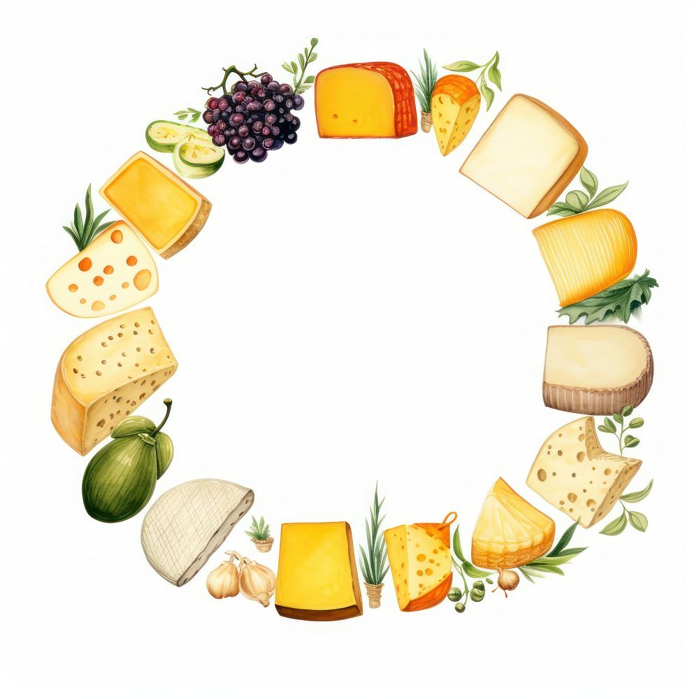 Cheeses frame border food meal | Free Photo Illustration - rawpixel
