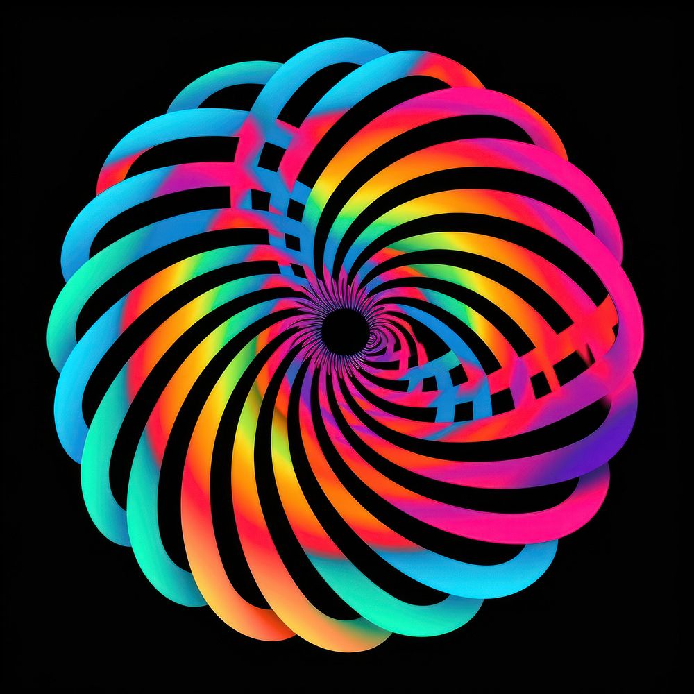 Hyper loop abstract pattern spiral. | Premium Photo Illustration - rawpixel