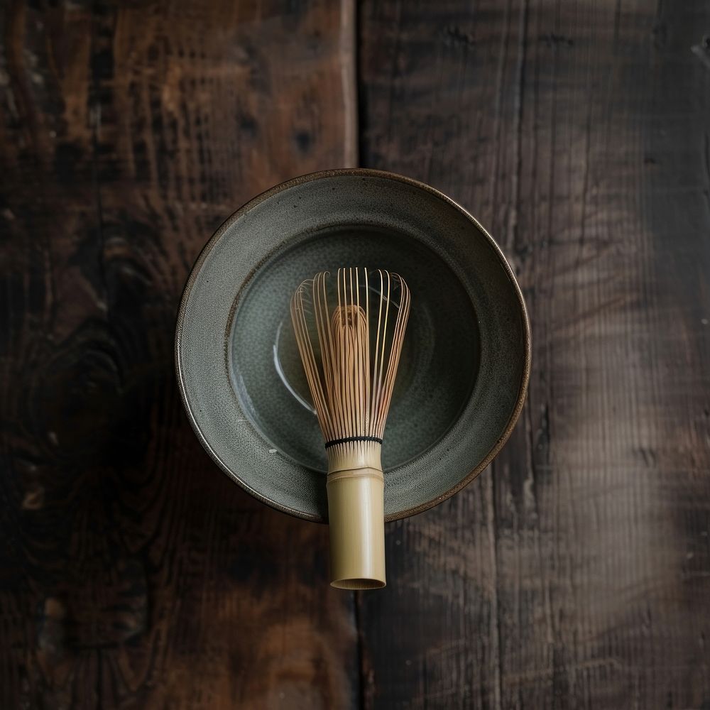 Matcha table bowl wood. | Free Photo - rawpixel