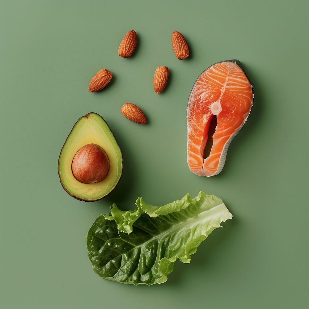 Avocado salmon fruit green. | Free Photo - rawpixel
