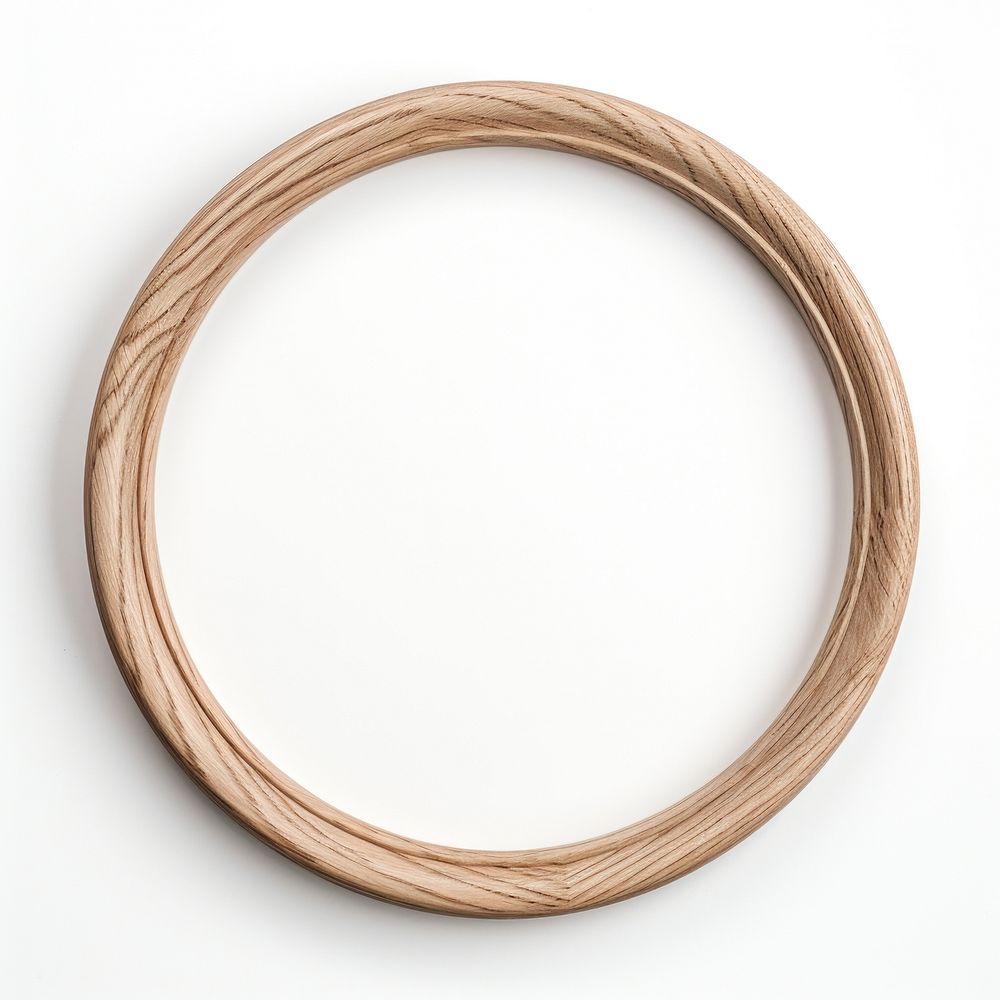 Pastel oak wood circle frame | Premium Photo - rawpixel