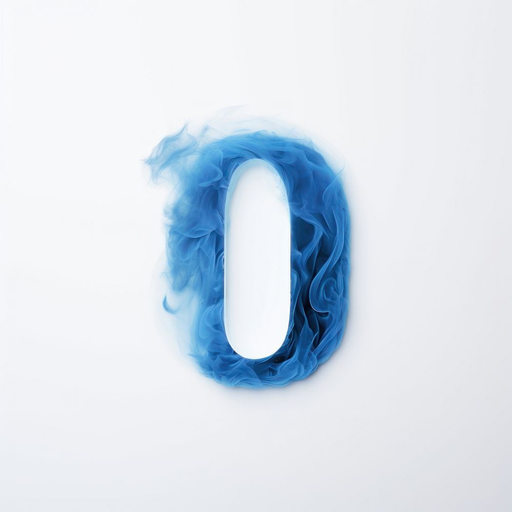 Blue flame letter number 0 | Free Photo - rawpixel
