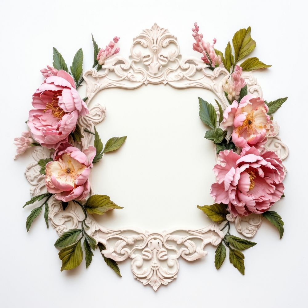 Vintage ornament frame vintage flower | Premium Photo - rawpixel