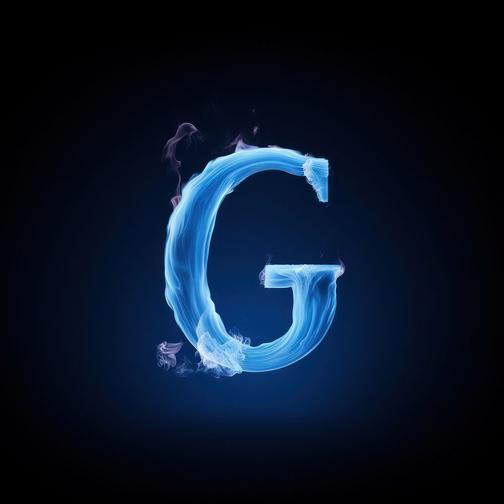 Blue flame letter G font | Free Photo Illustration - rawpixel