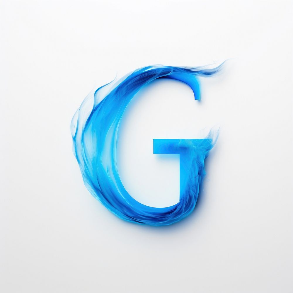 Blue flame letter G number | Free Photo Illustration - rawpixel
