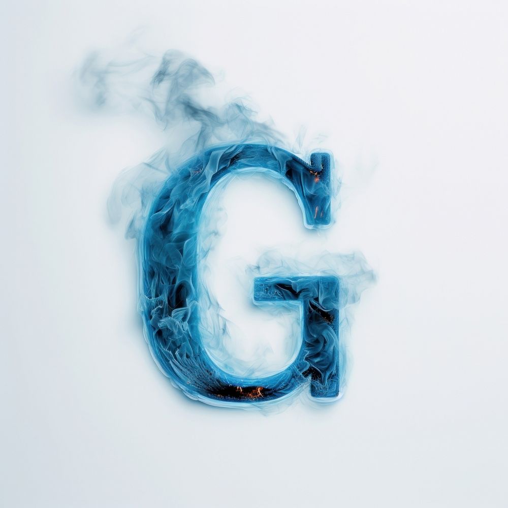 Blue flame letter G font | Premium Photo Illustration - rawpixel