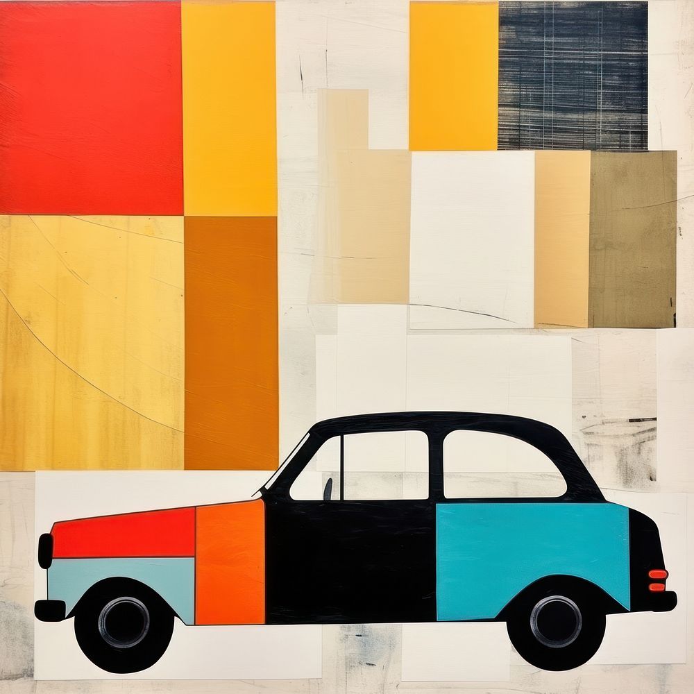 Car art vehicle collage | Free Photo Illustration - rawpixel
