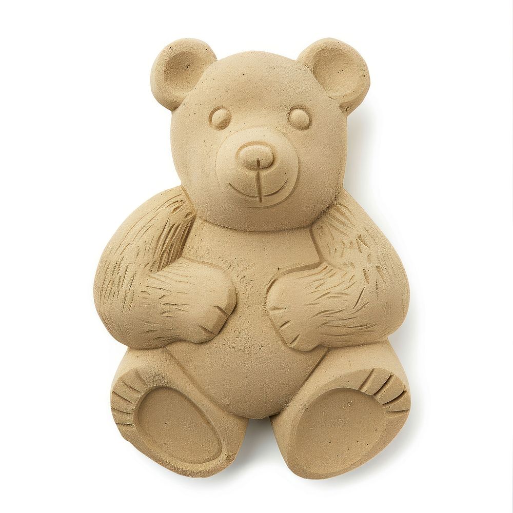 Sand Sculpture bear toy sculpture | Premium Photo - rawpixel