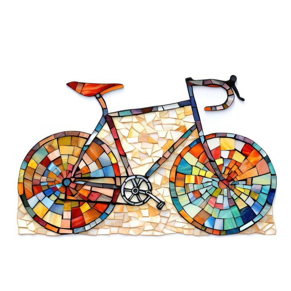 Bicycle vehicle tile art. | Free Photo Illustration - rawpixel