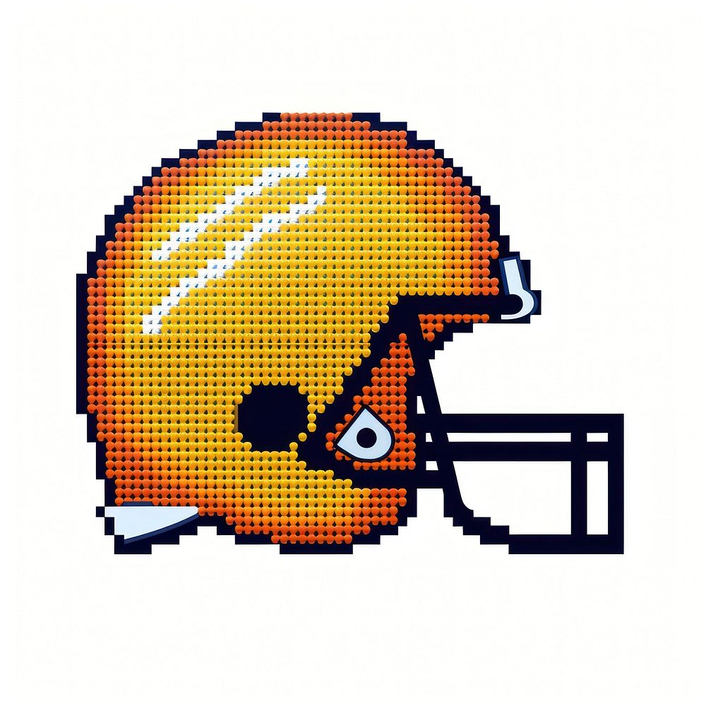 American football helmet sports pixelated | Free Photo Illustration ...