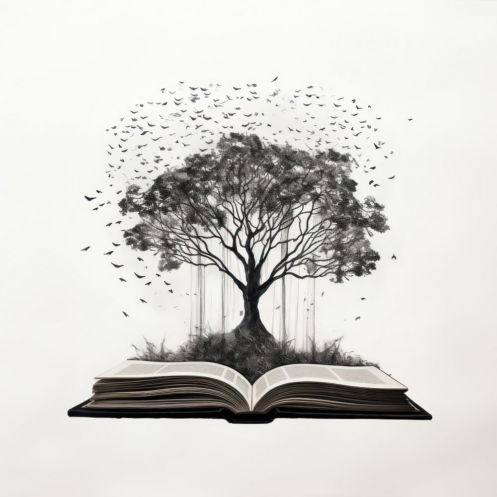 Book publication drawing nature. | Premium Photo Illustration - rawpixel