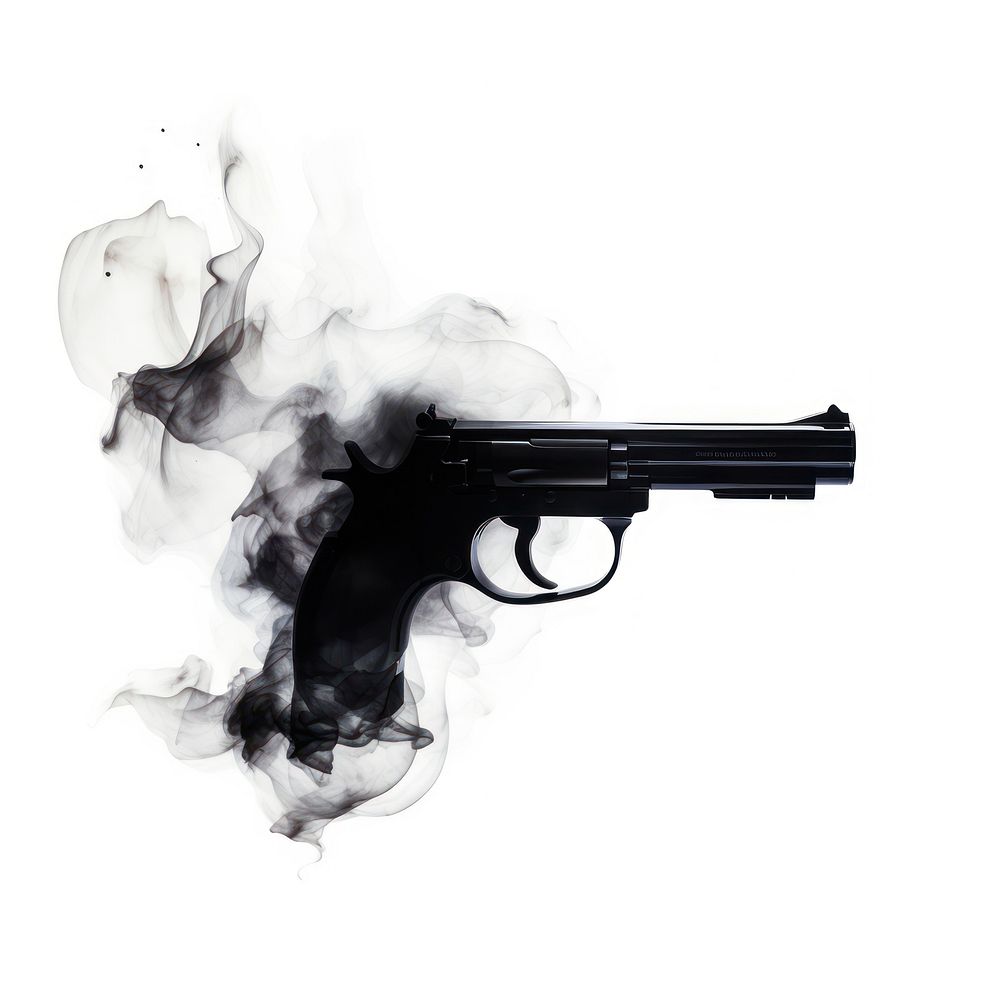 Abstract smoke gun handgun weapon | Premium Photo Illustration - rawpixel
