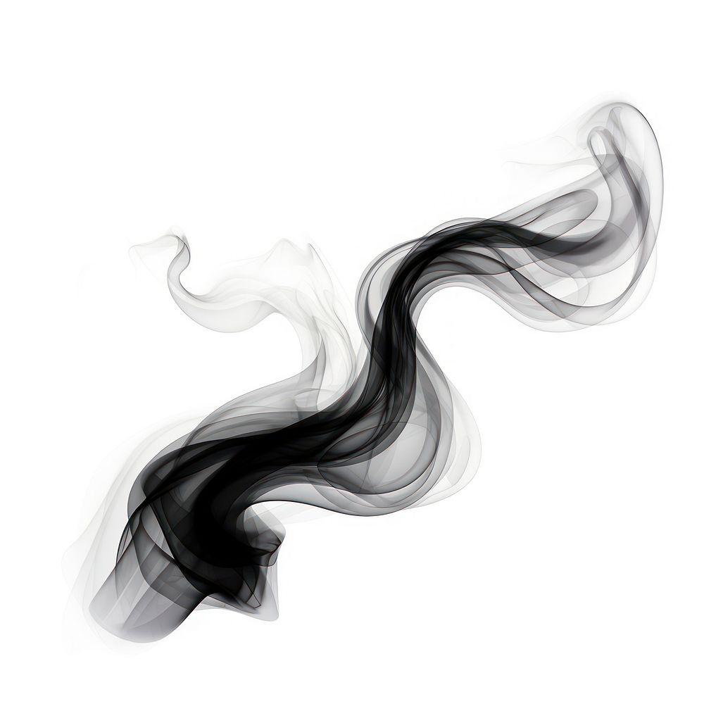 Abstract smoke loop black white | Premium Photo Illustration - rawpixel