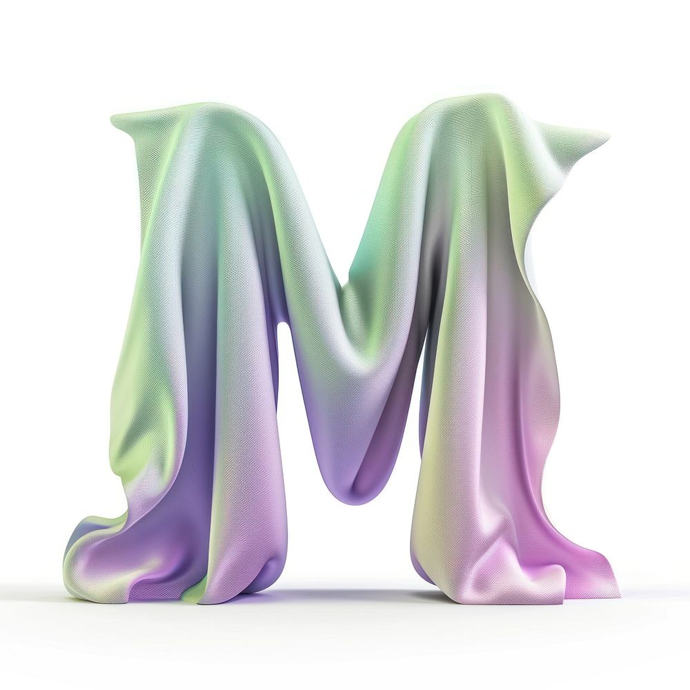 Letter M abstract purple font. | Free Photo Illustration - rawpixel