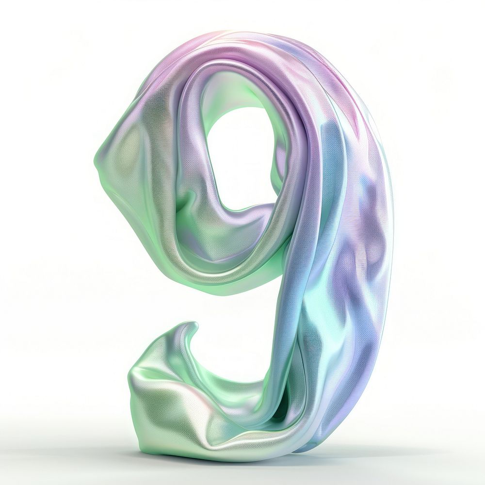 Number 9 abstract purple shape. | Premium Photo Illustration - rawpixel