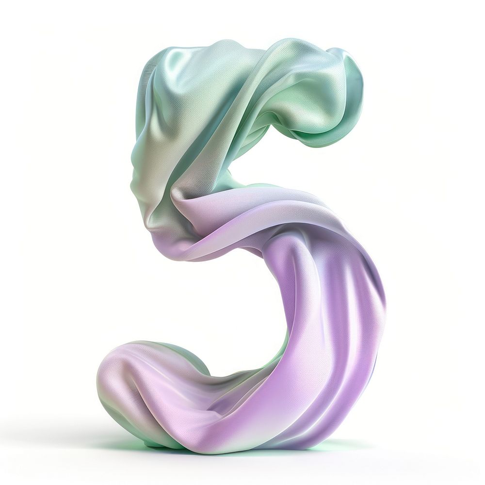 Number 5 abstract purple font. | Premium Photo Illustration - rawpixel
