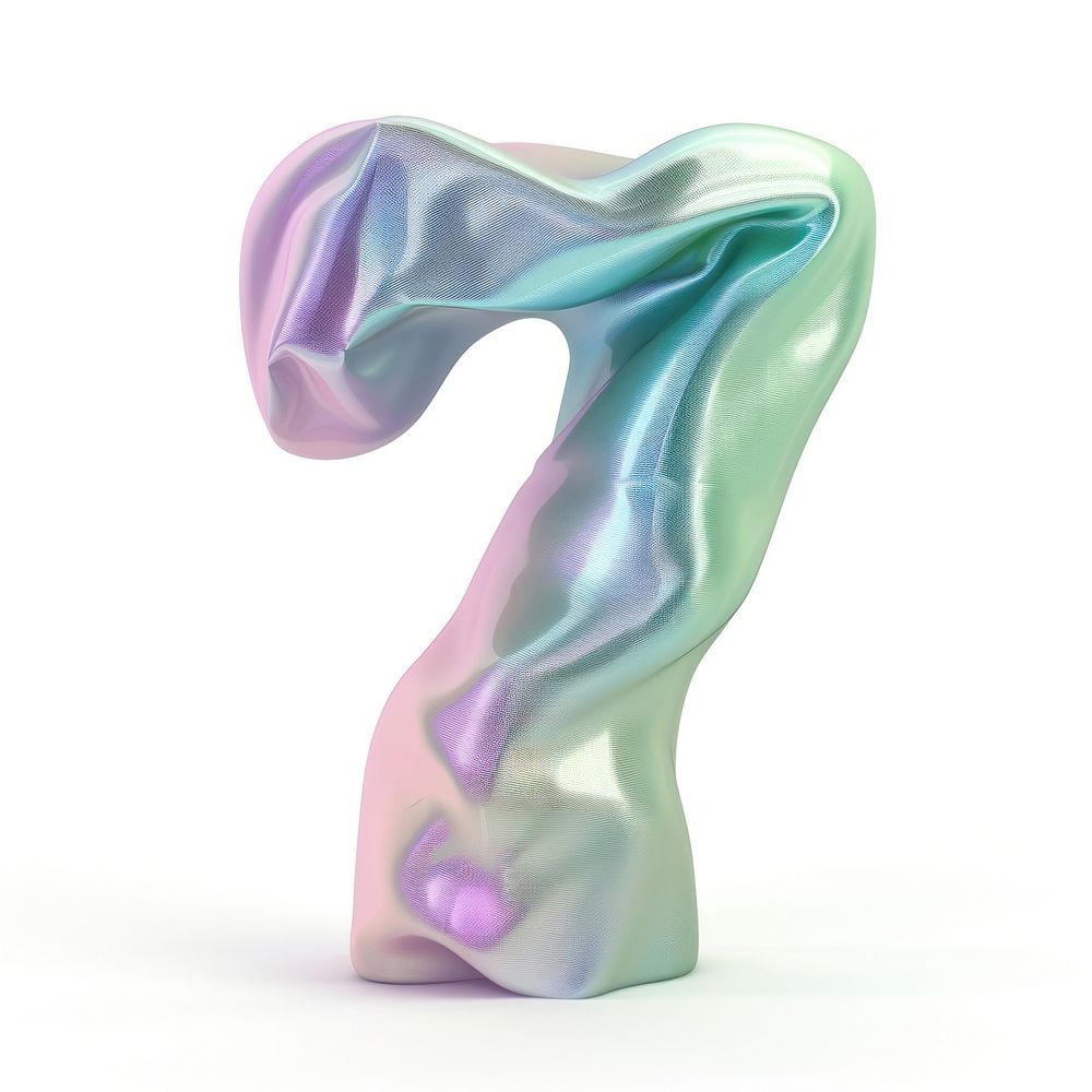 Number 7 purple font white | Free Photo Illustration - rawpixel