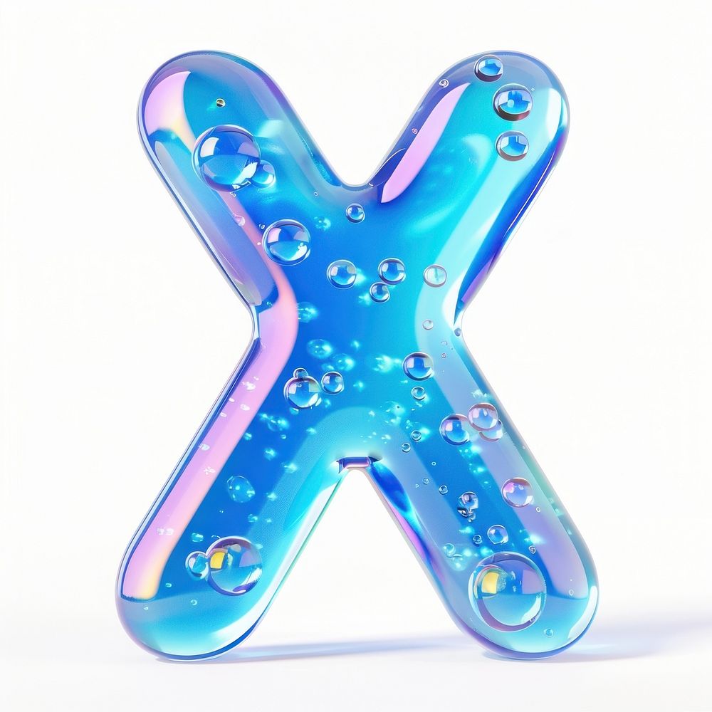 Letter X shape blue white | Free Photo Illustration - rawpixel