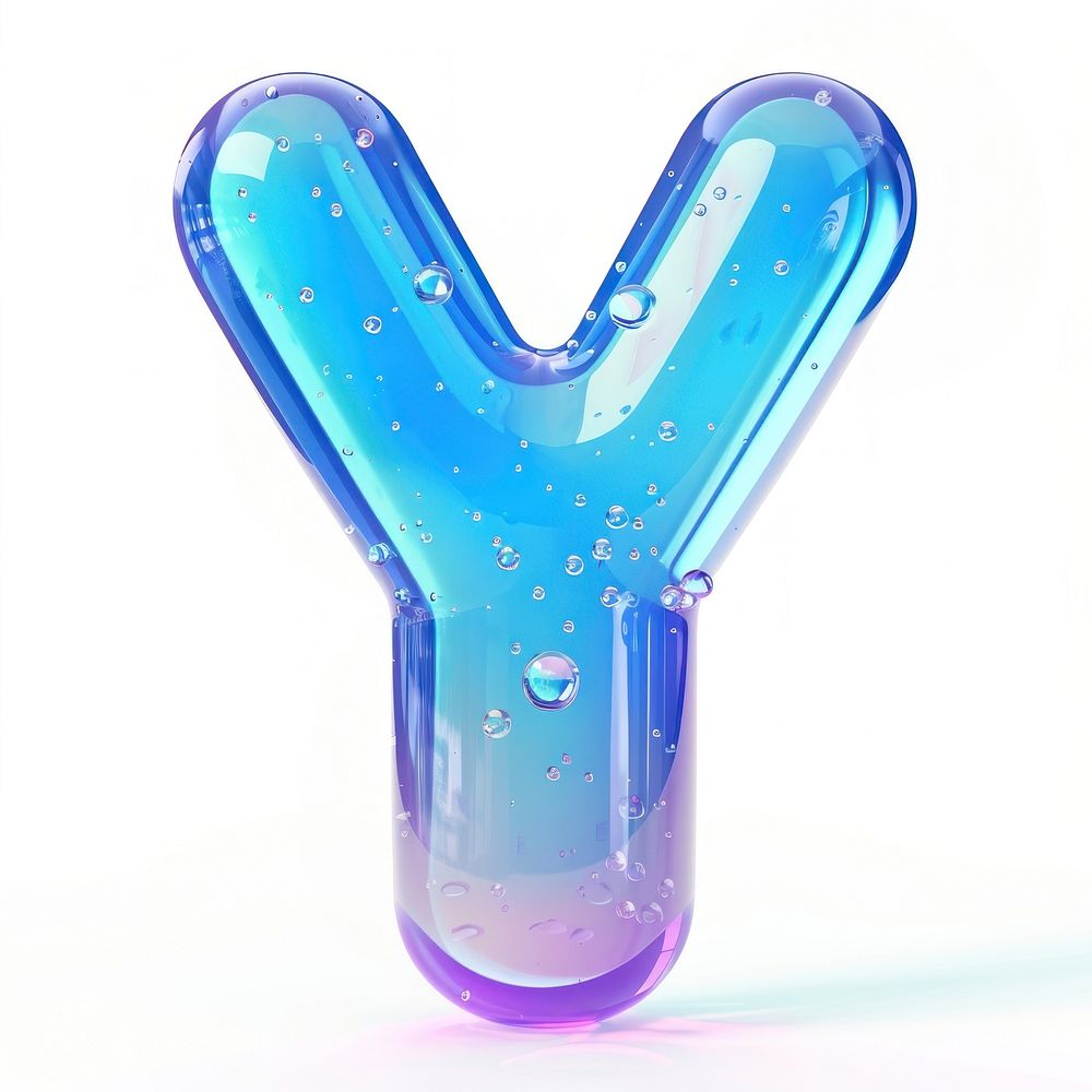 Letter Y purple blue white | Premium Photo Illustration - rawpixel