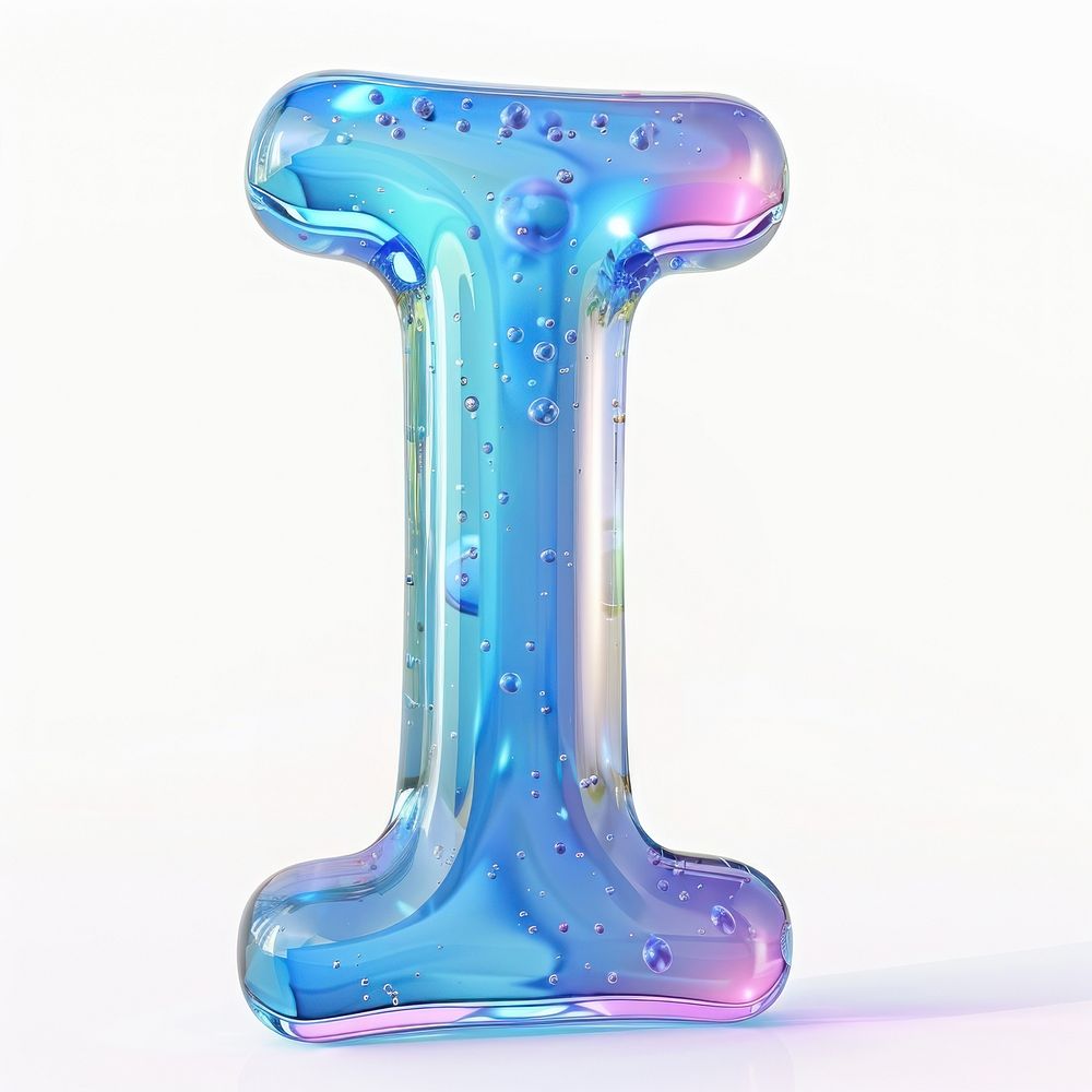 Letter I blue white background | Premium Photo Illustration - rawpixel