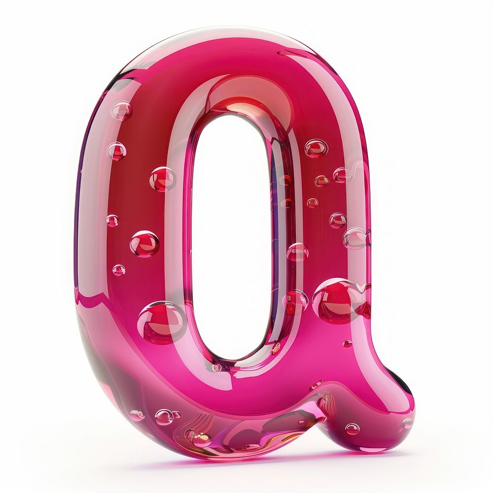 Letter Q number symbol pink. | Free Photo Illustration - rawpixel