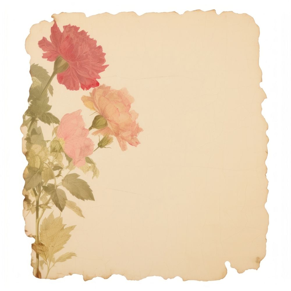 Floral ripped paper flower plant | Premium Photo - rawpixel