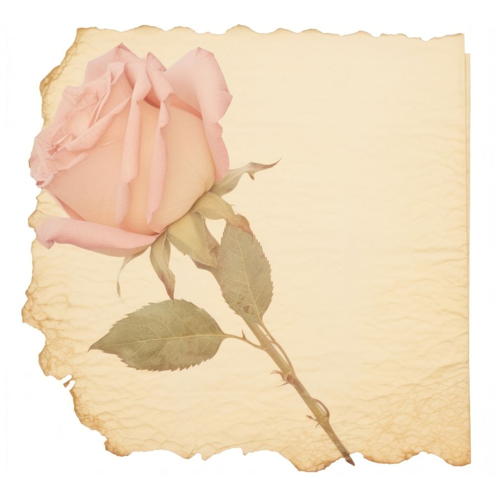 Rose ripped paper flower petal | Premium Photo - rawpixel