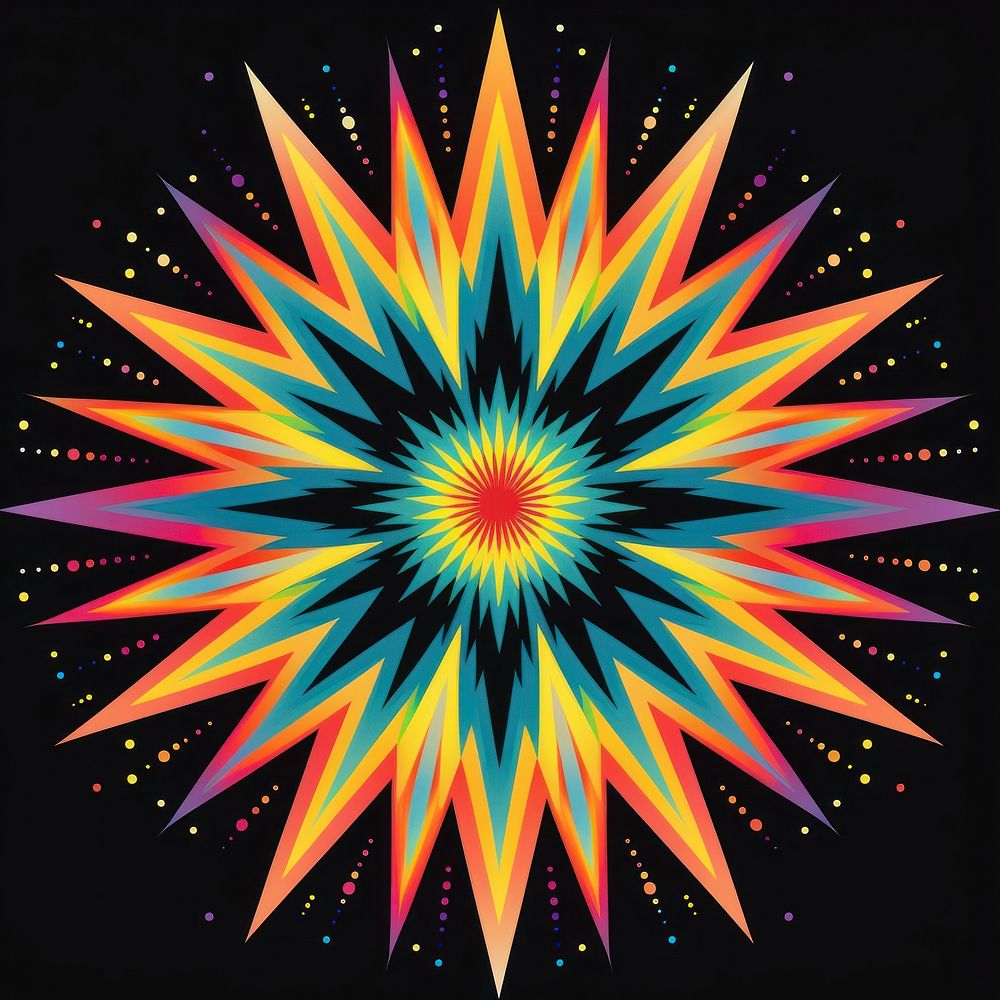 Star art abstract pattern. | Free Photo Illustration - rawpixel