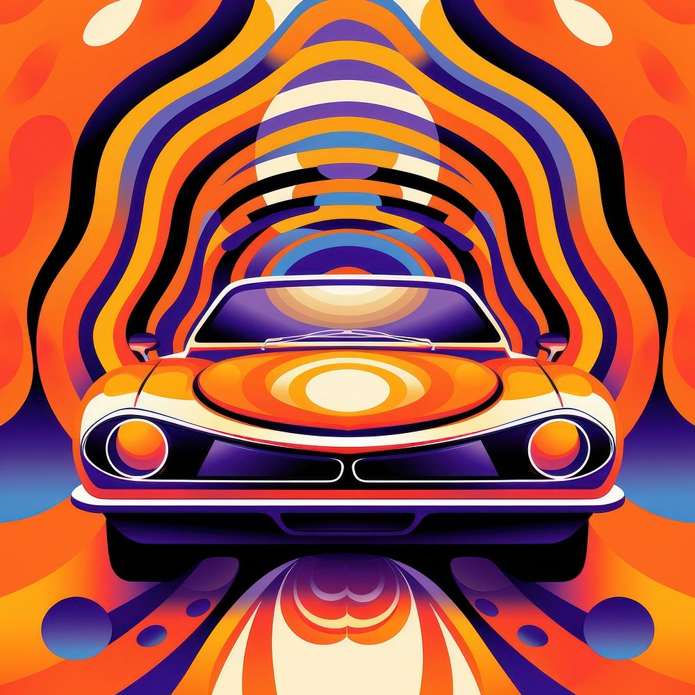 Abstract Graphic Element car minimalistic | Premium Photo Illustration ...