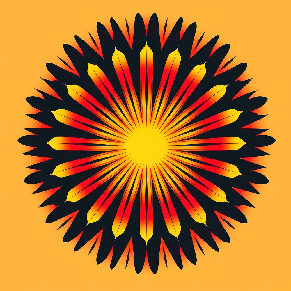 Abstract Graphic Element sun minimalistic | Free Photo Illustration ...