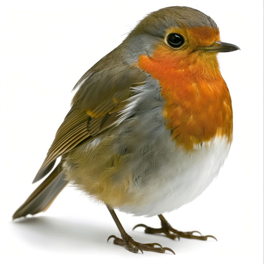 Fat Robin bird robin animal | Free Photo - rawpixel