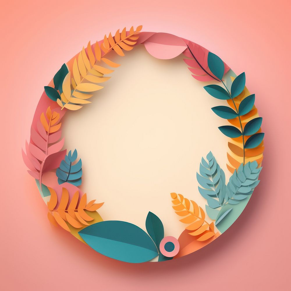 Plant circle border art leaf | Free Photo - rawpixel